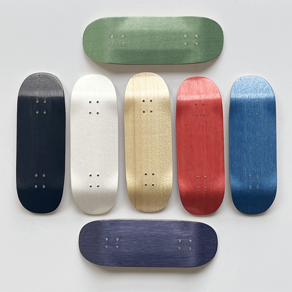 Street Shape Fingerboard Deck 99*33mm Professional Hamdmade 5 Ply ...