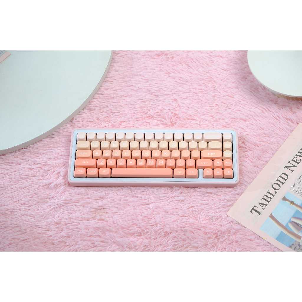 GMK Rouge Gradient keycaps, 126 Keys keycaps MOA Profile DYE-SUB ...