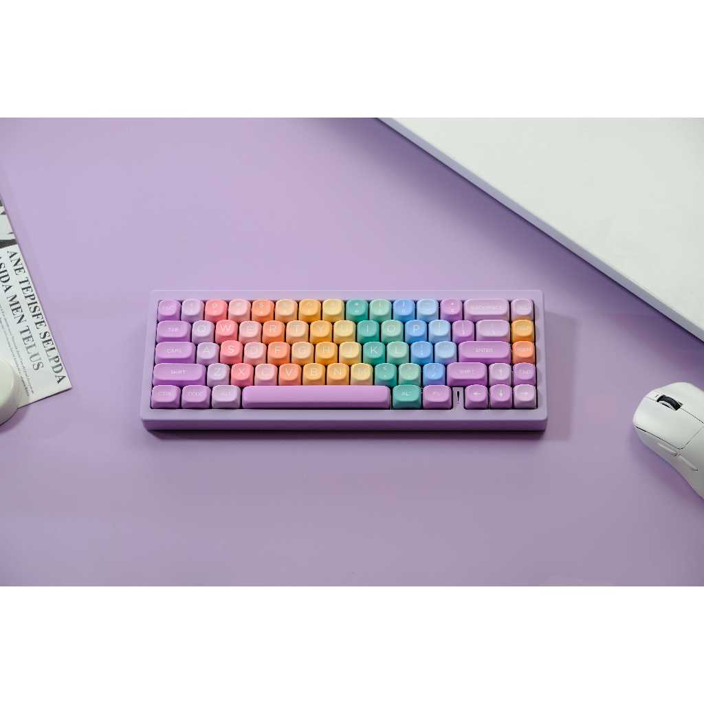 GMK Gummies keycaps, 126 Keys keycaps MOA Profile DYE-SUB Personalized ...