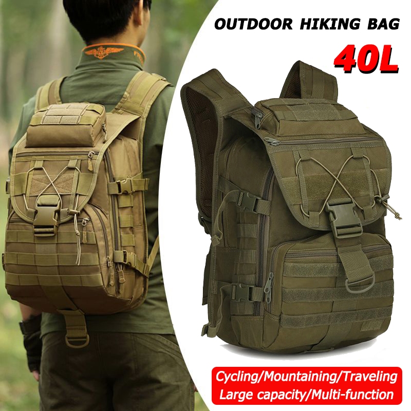 40L waterproof travel backpack outdoor camping mountaineering bag X7 ...
