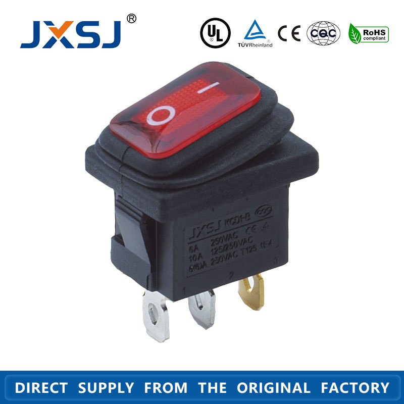 Jxsj KCD1-B-103B1BBB Rocker Swing Switch Smart Switch Waterproof Can Be ...
