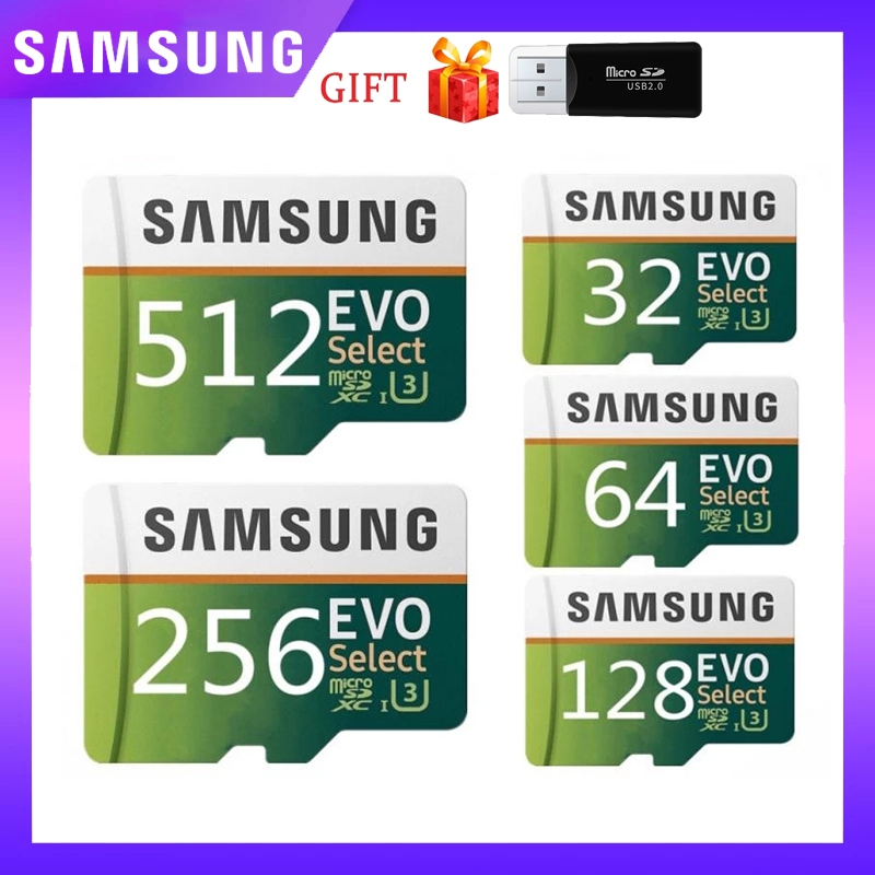 Samsung micro sd Card 1tb 512gb 256gb 128gb Classe 10 High Speed tf ...