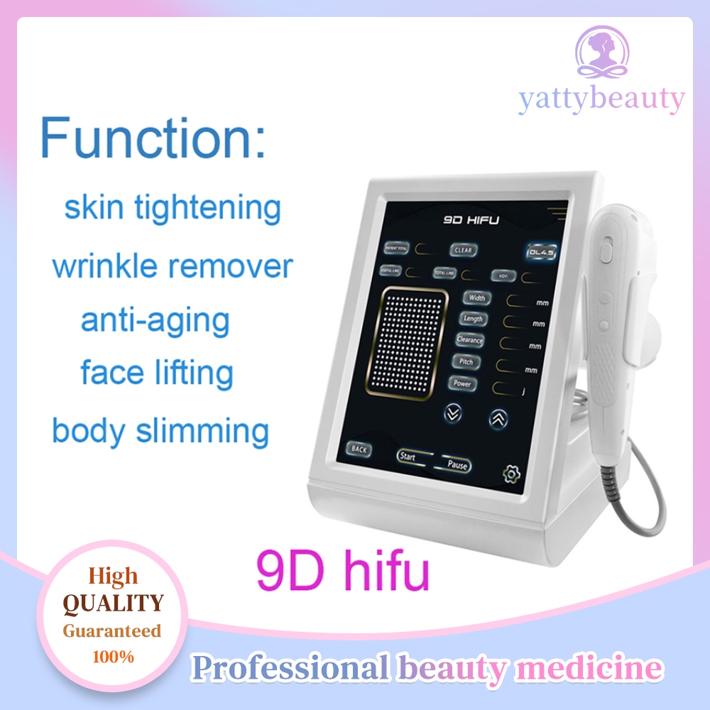 2023 Best 9d Hifu Machine Painless Focused Ultrasound Beauty Equipment 7d Hifu With 7 Cartridge ...
