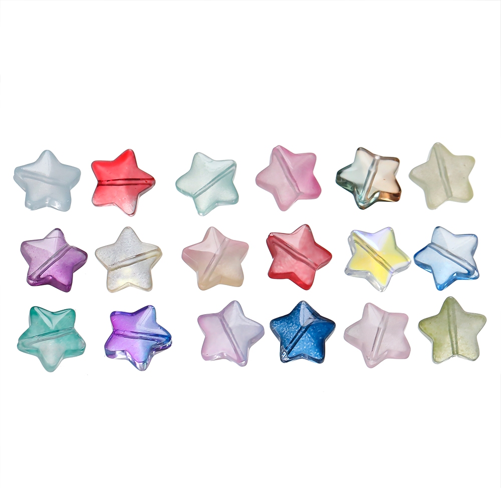 St. kunka 5-10Pcs Glass Beads 12.5 * 13.5mm Transparent Color Large ...