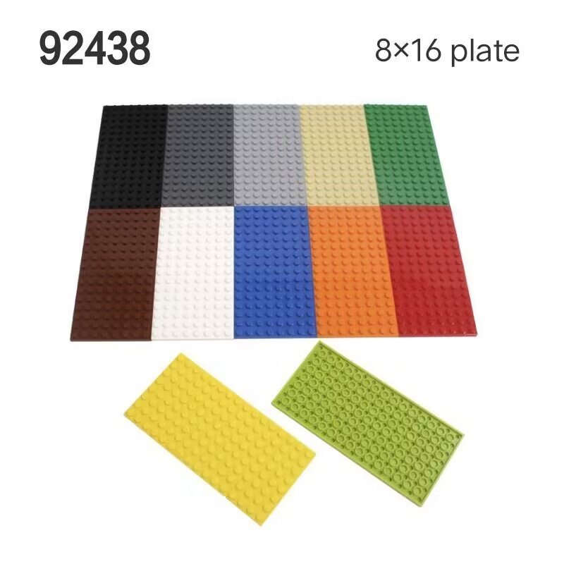 Moc Small Particle Building Blocks 8x16 Double-Sided Base Plate ...