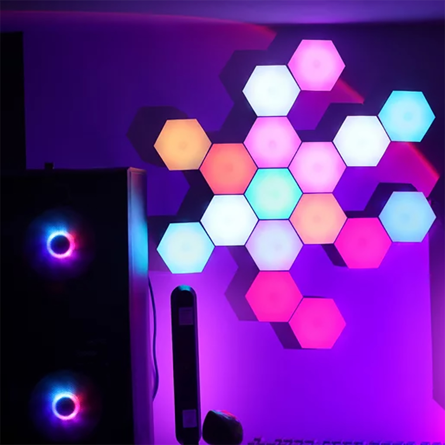 LED quantum light smart odd light board RGB phantom color gaming room ...