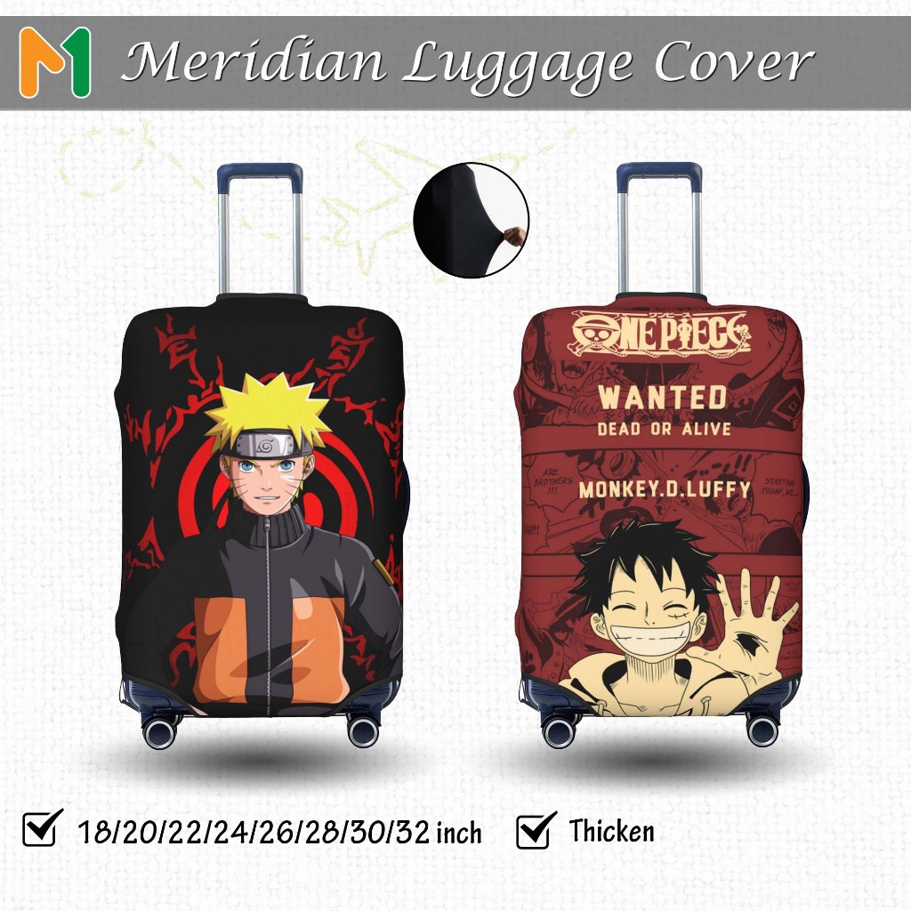 Anime Luggage Protector Cover Naruto Thicken Personalized Suitcase ...