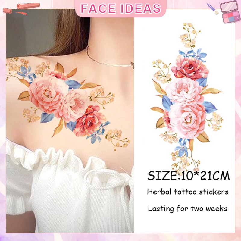 Temporary Tattoo Waterproof Fake Tattoo Sticker Waterproof Long Lasting ...