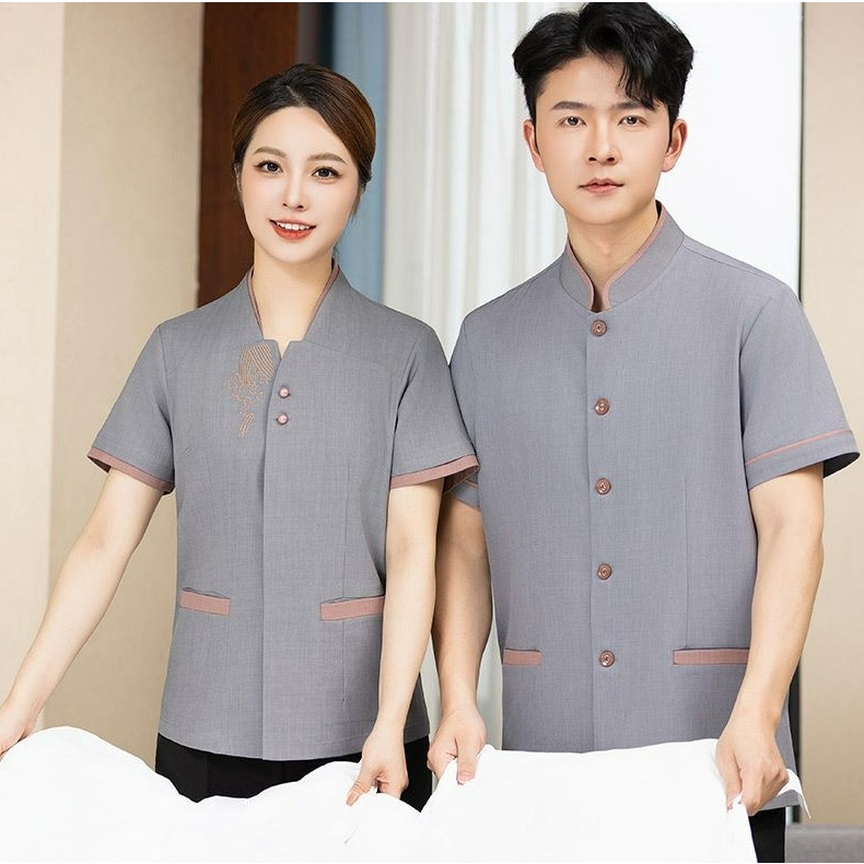 Plus Size Women men Hotel Cleaning Clothes Catering Cleaners ...