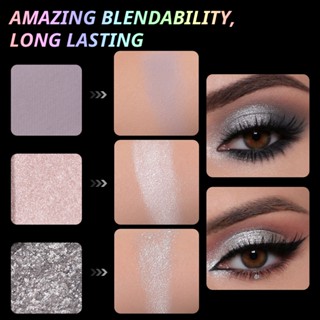 BEAUTY GLAZED 15 Color Vintage Tone Eye Shadow Plate Cement Color Smoky ...