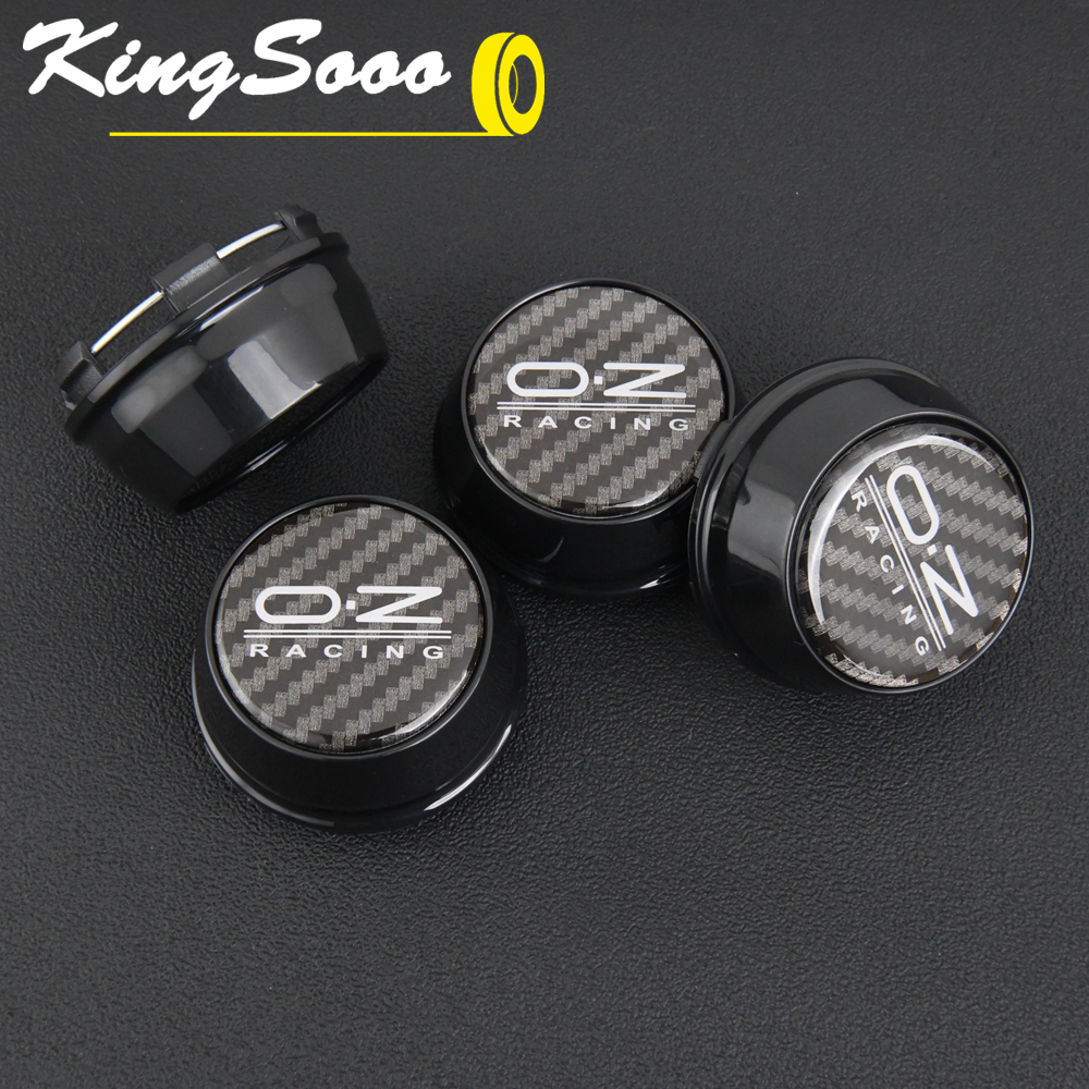 4PCS JDM OZ Rim Cap 61mm Clip Sport Wheel Cap O.Z Racing Emblem Sticker ...