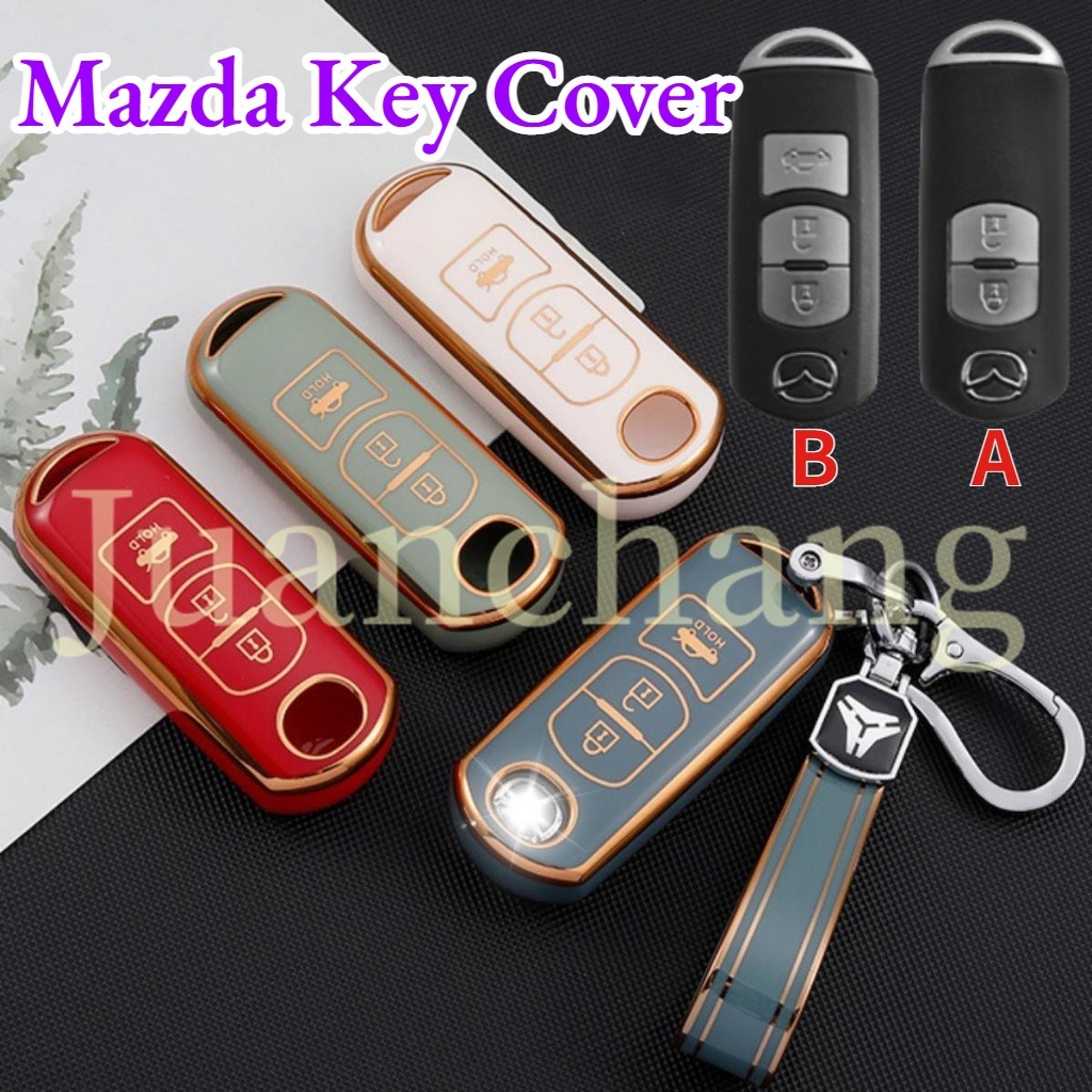 TPU Car Remote Key Case Cover Shell For Mazda 2 3 6 BL BM GJ Atenza ...
