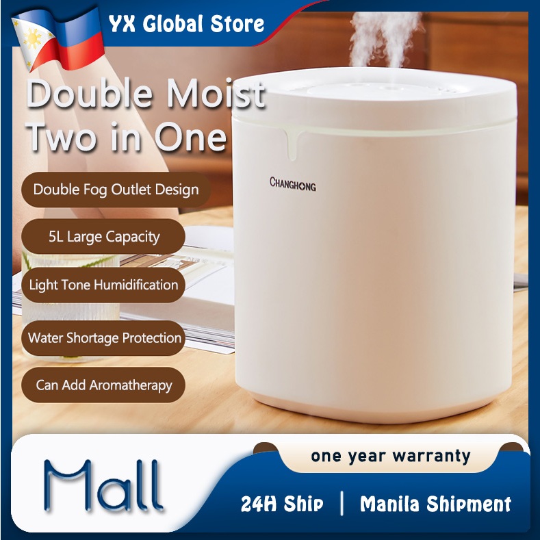 5L Large Capacity Humidifier USB powered With Essential Oil Portable ...