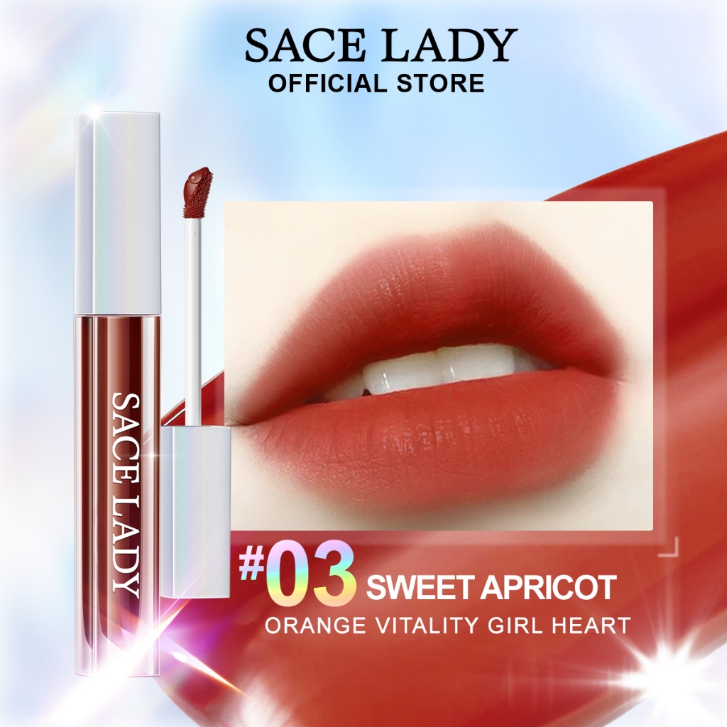 SACE LADY Liptint Waterproof Matte Liquid Lipstick Long-lasting Lip ...