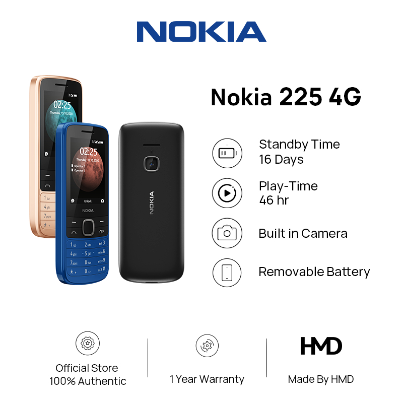 Nokia 225 4G Original Brand new | 1150 mAh Extra long standby | Keypad ...