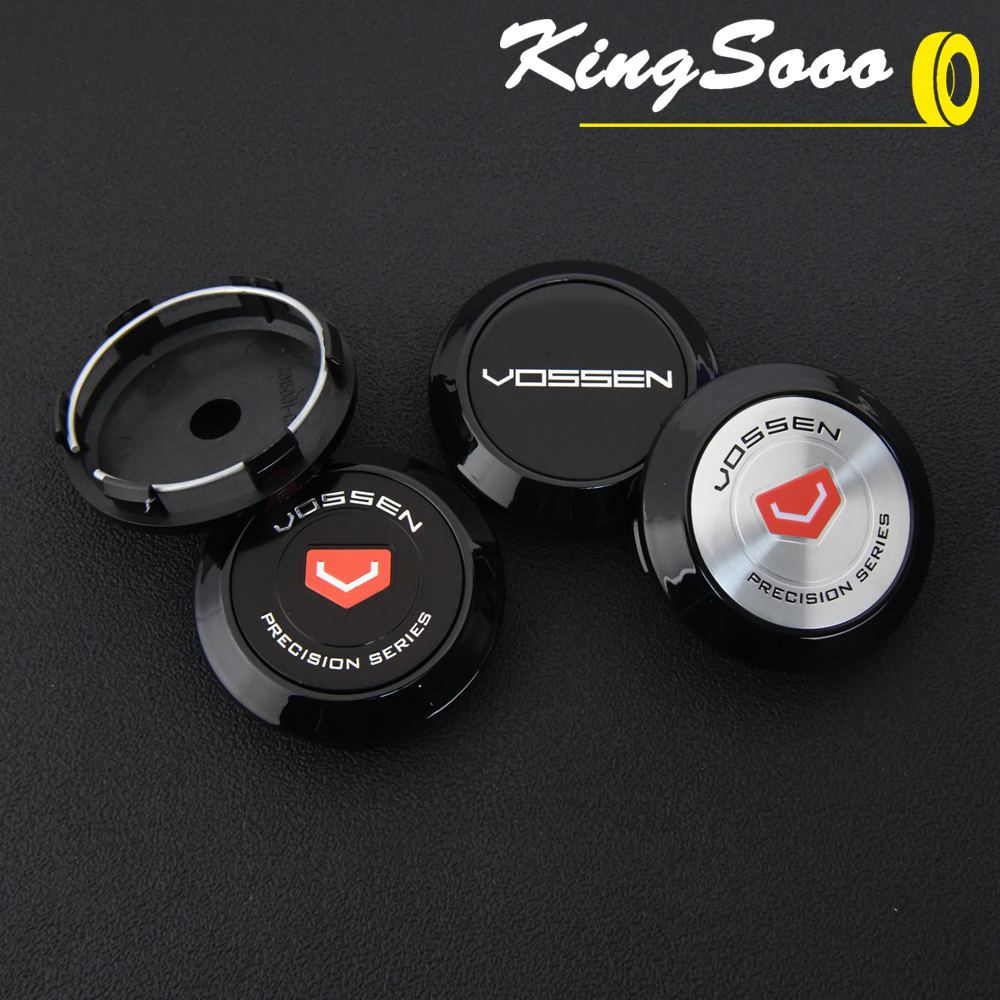 4PCS JDM VOSSEN Center Cap Sport Rim Cap 64mm Clip VOSSEN Emblem ...