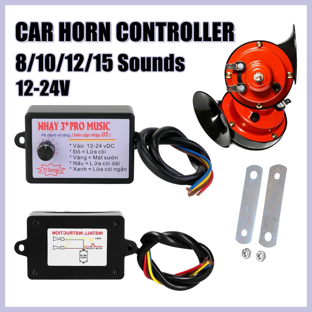 12v24v universal nhay 3+ pro music rapid relay for truck car motor ...