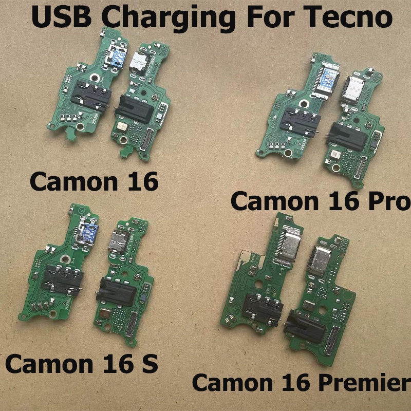 For Tecno Camon 16 16s 16 Pro S Premier USB Charging Dock Board PCB ...