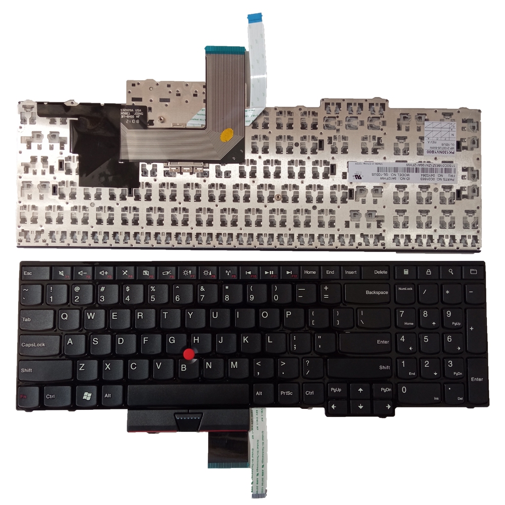 Laptop Replacement US Layout Keyboard for Lenovo Thinkpad Edge E530 E530C E535 E545 04Y0264 ...