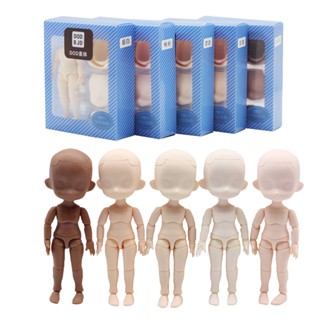 DOD BJD Body 1/12 BJD Doll Body Lengthened (10.5 -11.5cm), for GSC Nendoroid Head OB11 Doll ...