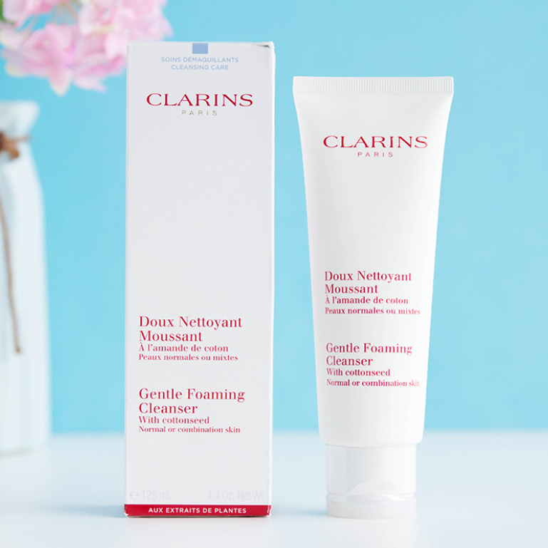 [125ml] Clarin Cottonseed Foaming Facial Cleanser Deep Cleansing ...