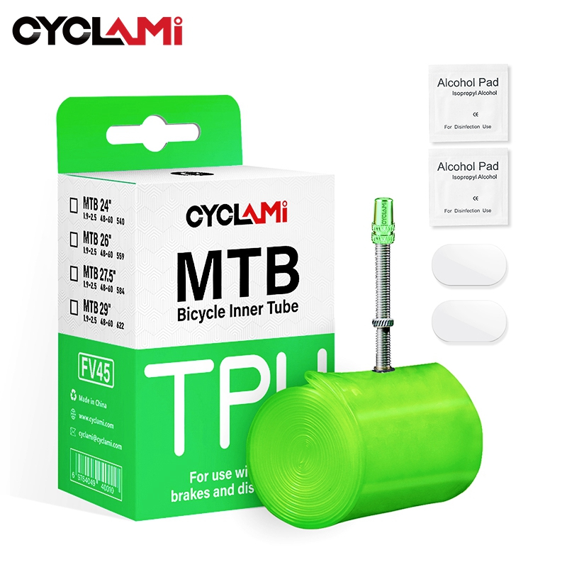CYCLAMI Ultralight Bike Inner Tube 26 27.5 29 Inches MTB Bicycle TPU Material Tire 45mm French ...