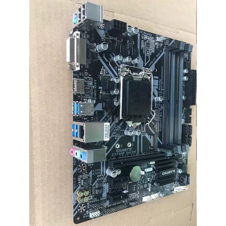 Gigabyte Z370M-DS3H 1151 Support 6789 Generation CPU with M.2 Solid ...