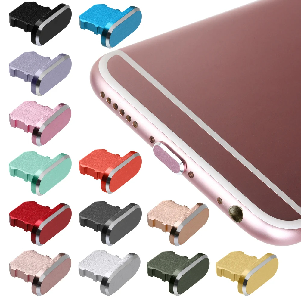 Metal Anti Dust Plug for IPhone 14 13 Mini 11 Pro Max XS 8 Plus IPad ...