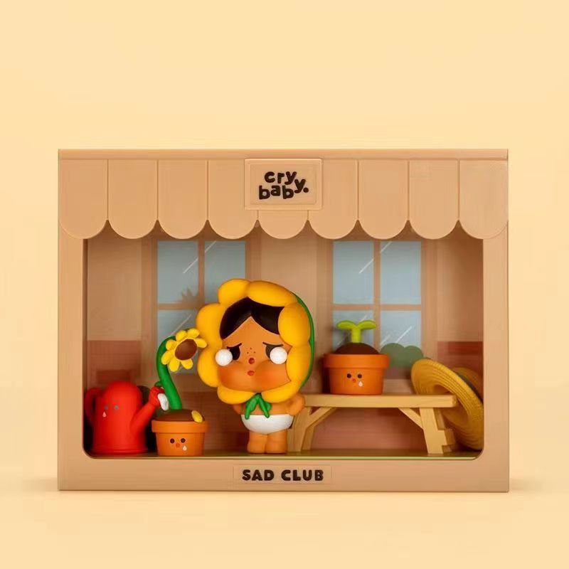 POPMART CRYBABY Sad Club Series Scene Figure Cute Gift UAZO | Shopee ...