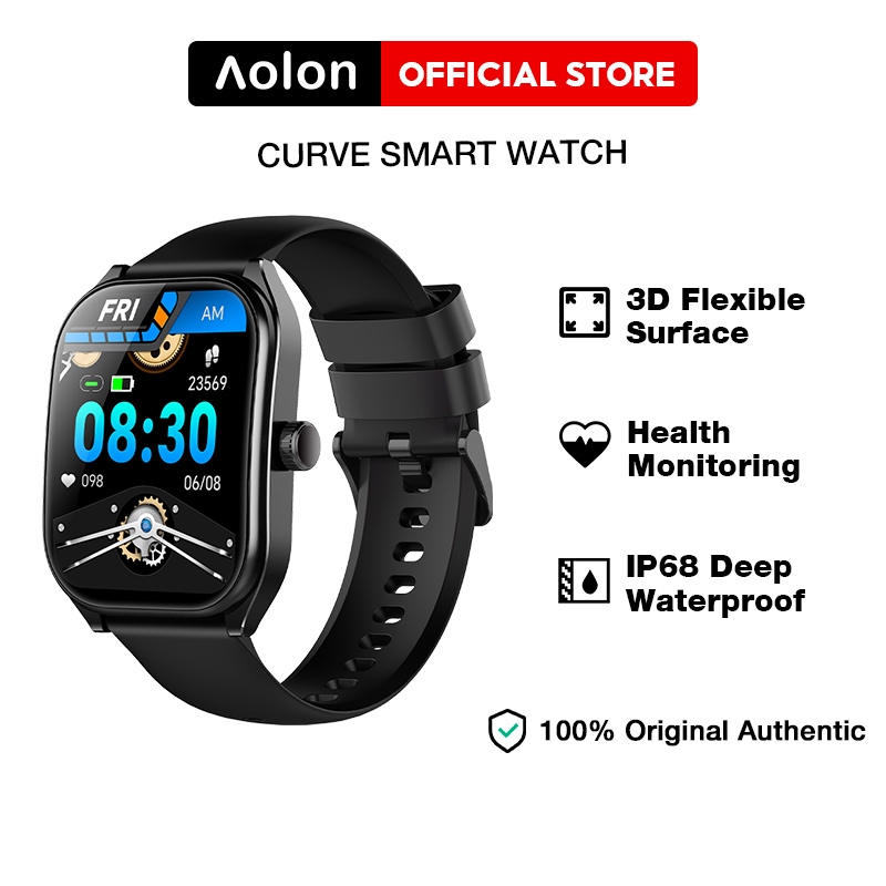 AOLON Curve Smart Watch IP68 Waterproof 2.01-inch Curved IPS Screen ...