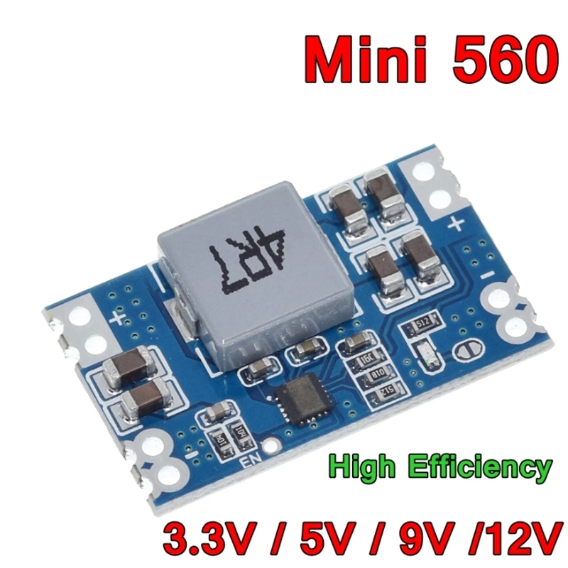 5A DC-DC mini560 step-down regulated power supply module outputs 3.3V 5V 9V 12V | Shopee Philippines