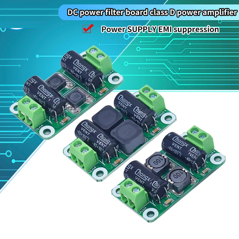 DC Power Filter Board 0-25V/0-50V 2A/3A/4A Class D Power Amplifier ...
