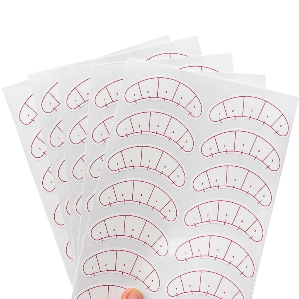 70 Pairs Lash Mapping Stickers Under Eye Positioning Tips Sticker for ...