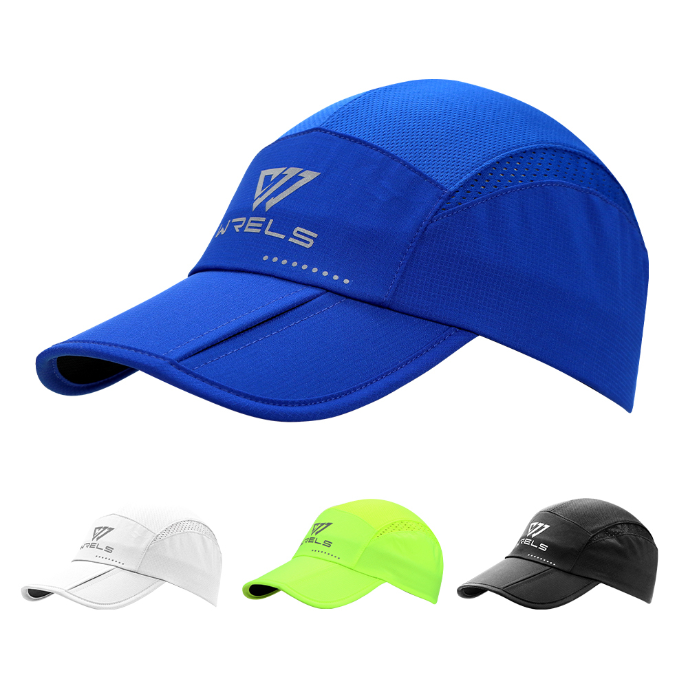 WRELS Sports Cap Foldable Outdoor Running Sunscreen Quick-Drying Shade ...