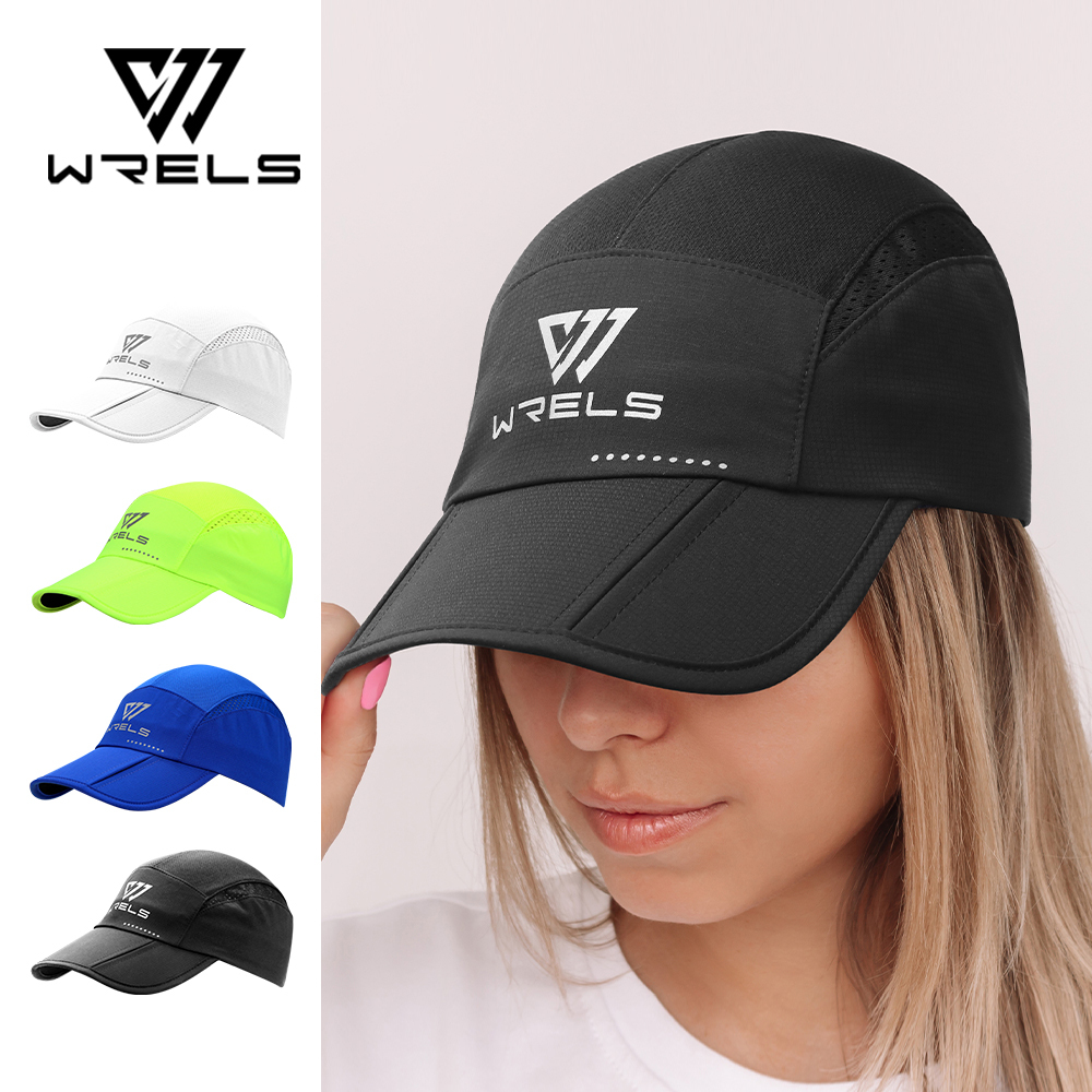 WRELS Sports Cap Foldable Outdoor Running Sunscreen Quick-Drying Shade ...