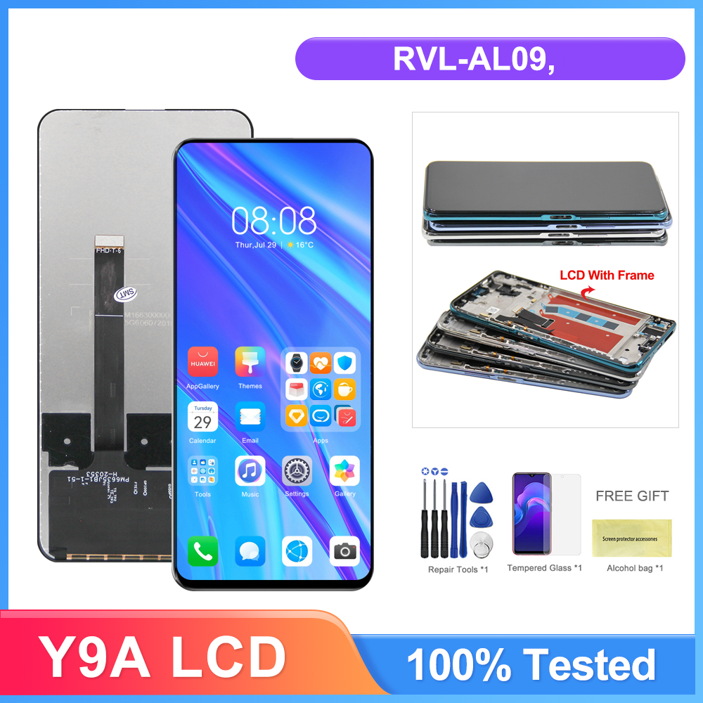For Huawei Y9a Lcd Display Touch Screen Honor X10 5G FRL-22 FRL-23 Digitizer Assembly ...
