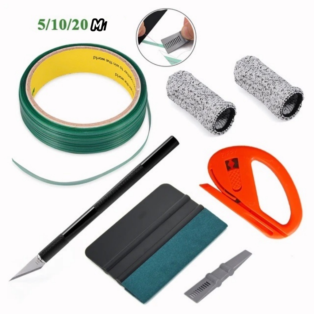 Car Vinyl Wraps Tool Kit 5m/50m Knifeless Tape Design Cutting Line ...