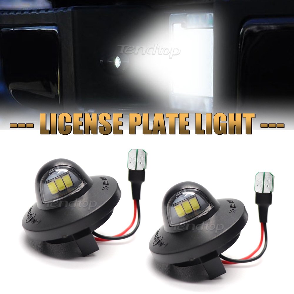 2Pcs Car registration plate lamps License Plate Light for Ford F150 ...