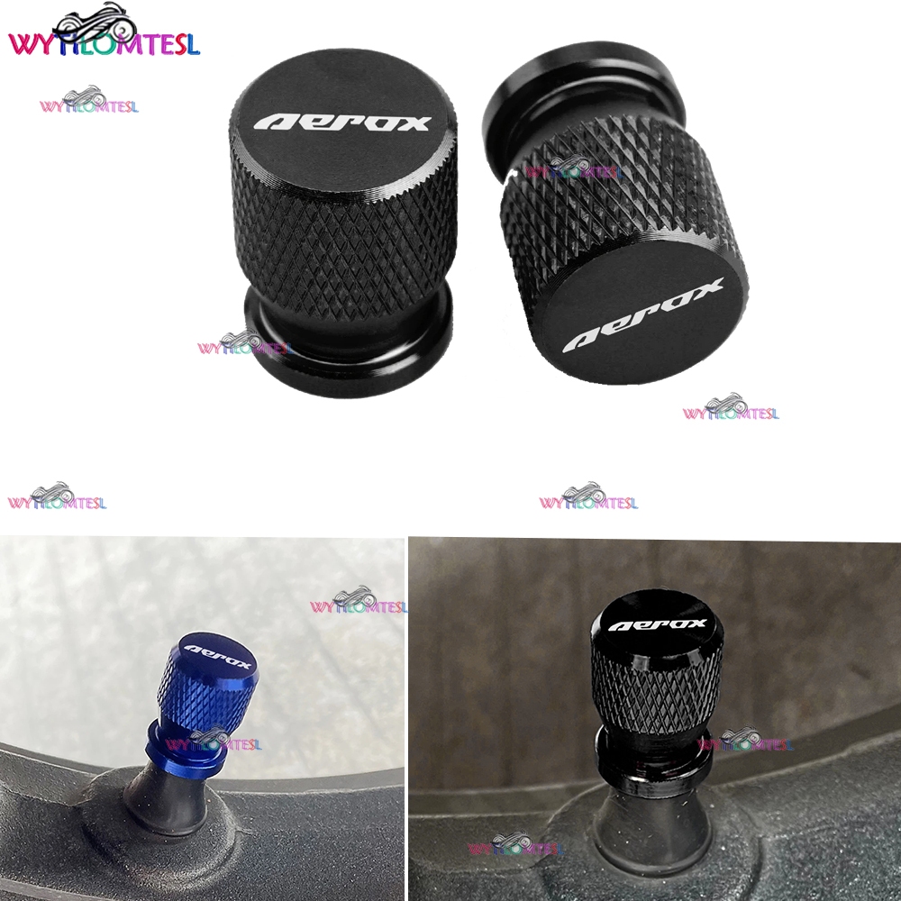 For YAMAHA Aerox155 Aerox V1 V2 V3 Moto Aluminum Wheel Tire Valve caps ...