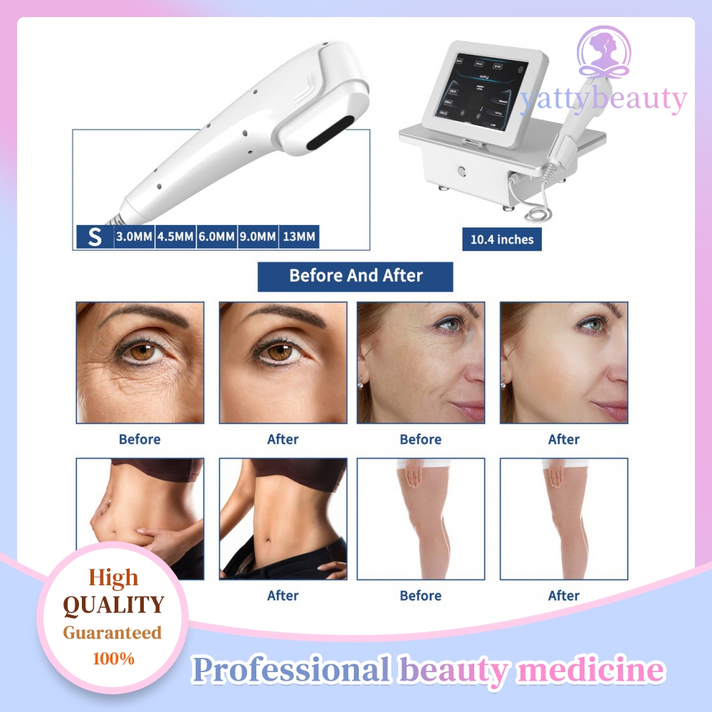 7D Hifu Machine Anti-aging Ultrasound Face Lift Beauty Equipment High ...