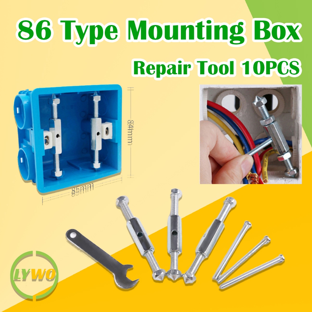 10PCS Switch Socket Cassette Screws Support Rod Switch Box Repair Tools ...