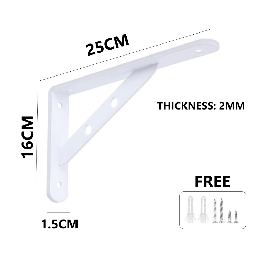 Triangle Angle Bracket Heavy Duty Shelf Bracketre L-BAR Wall Mounted ...