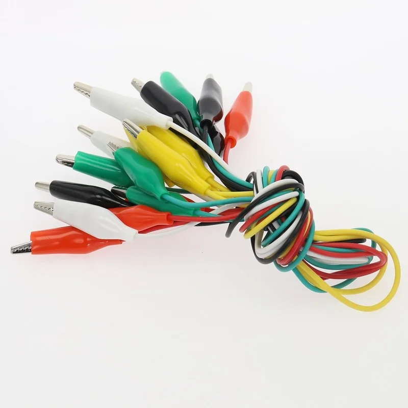 50cm Alligator Clips Double ended Crocodile Clips Cable Wire Testing/1 ...