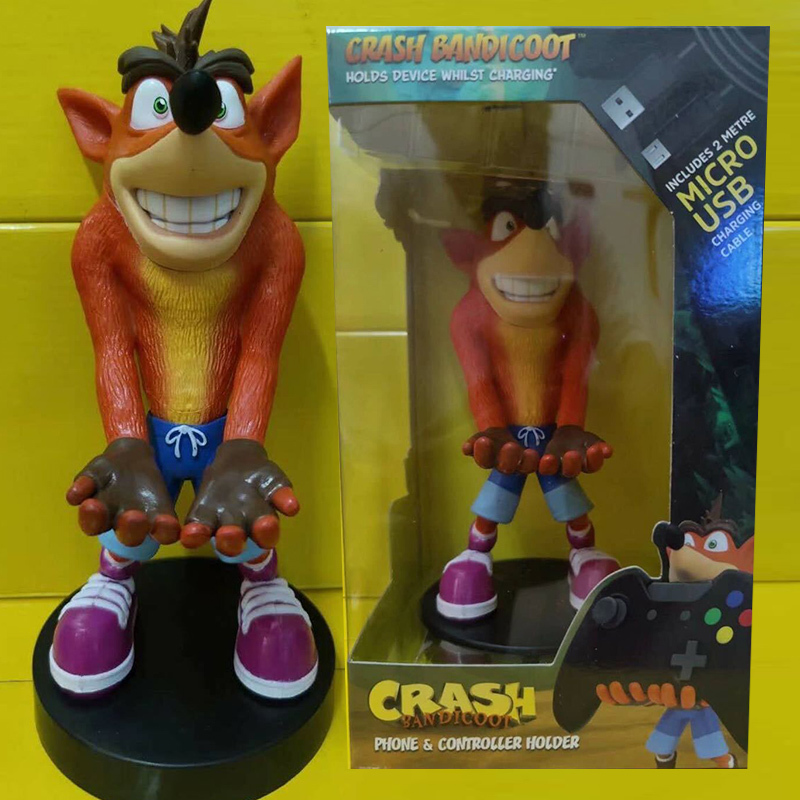 20cm Crash Bandicoot Phone Controller Holder Model Pvc Figure ...