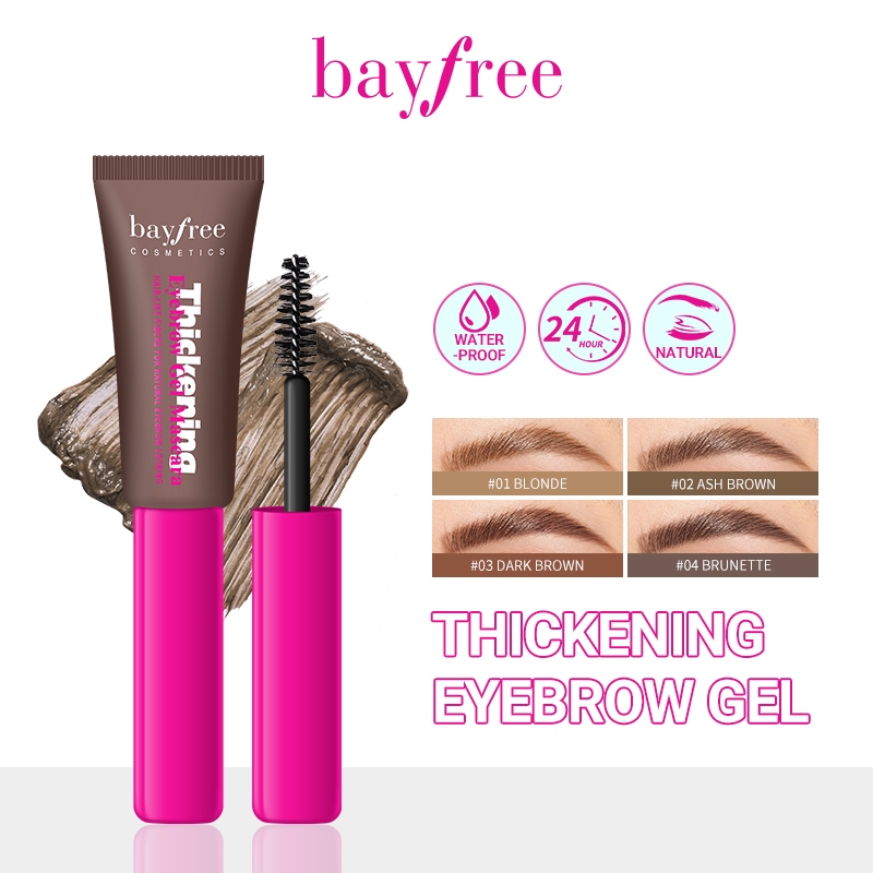Bayfree Eyebrow Gel With Brush Brow Tinted Dye Waterproof & Long ...