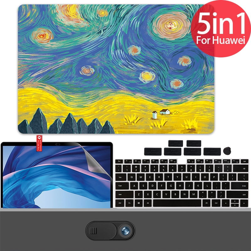 5in1 Matebook D14 MDF-X Matte case for Huawei Matebook 14s Magicbook14 ...