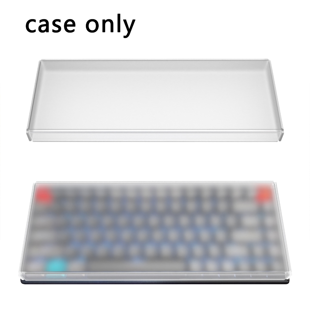 Geekria Frosted Acrylic Keyboard Dust Cover for 75% Compact 84-Keys ...