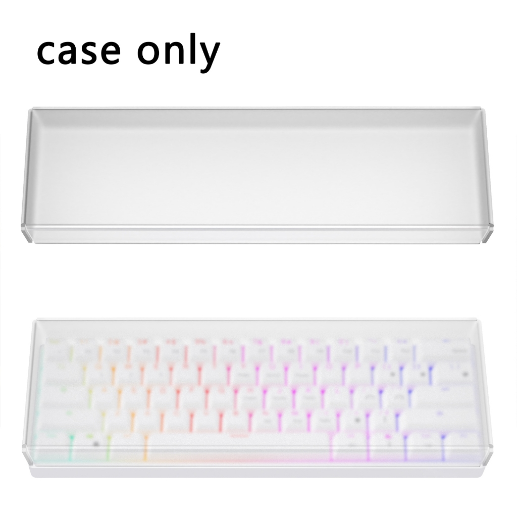 Geekria Frosted Acrylic Keyboard Dust Cover for 60% Compact 61 Keys ...