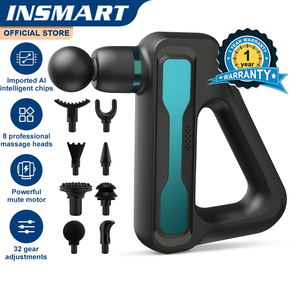 INSMART massager electric massage gun heavy duty massager gun massage ...
