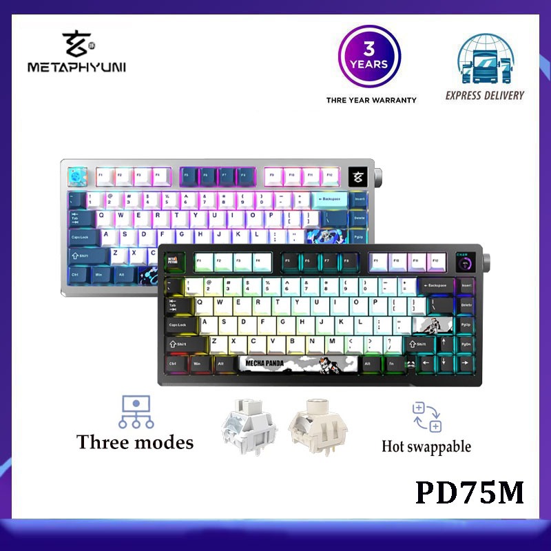 METAPHYUNI PD75M 75 is equipped with wired/bluetooth/wireless three ...